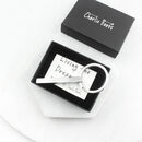 Personalised Morse Code Bar Keyring By Charlie Boots ...