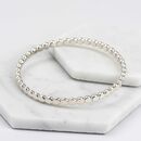 pebble sterling silver bangle by alison moore designs ...