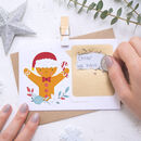 Personalised Gingerbread Man Christmas Scratch Card By Joanne Hawker ...