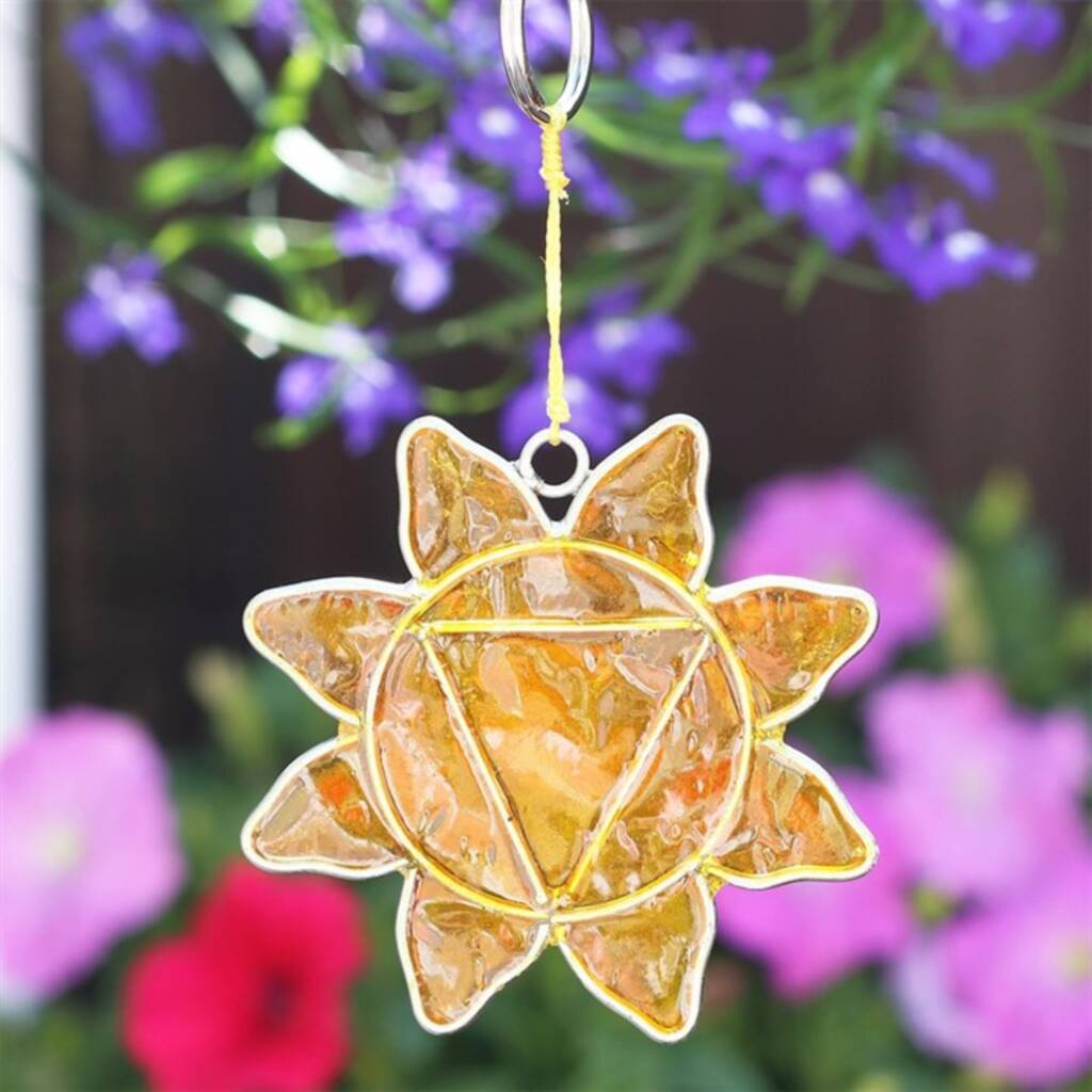 Solar Plexus Chakra Sun Catcher By Spiritual Gifts