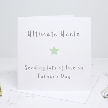Ultimate Uncle Father's Day Card By Slice Of Pie Designs ...