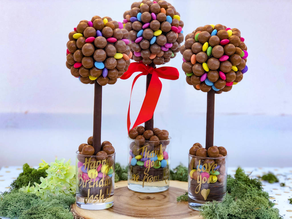 malteser and smarties chocolate tree by sweet trees ...