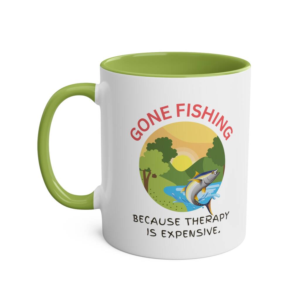 Gone Fishing Coffee Mug By Thornes | notonthehighstreet.com