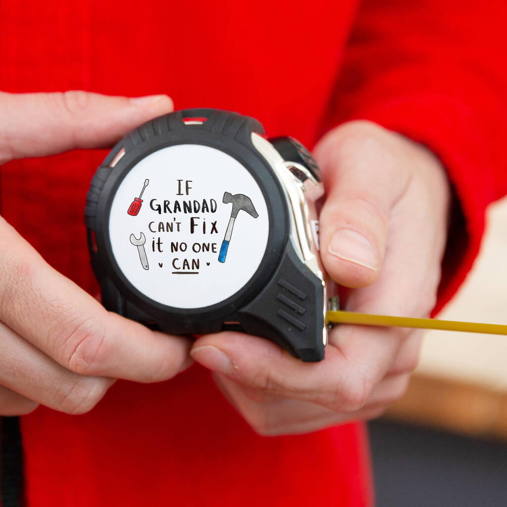 'If Grandad Can't Fix It' Diy Tape Measure By Ellie Ellie ...