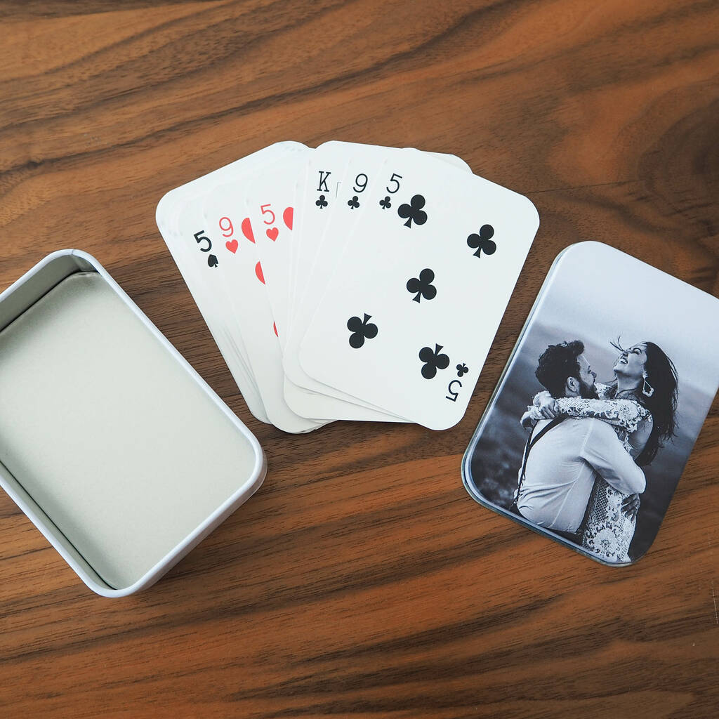 Personalised Couple Photo Playing Cards By Proper Goose ...