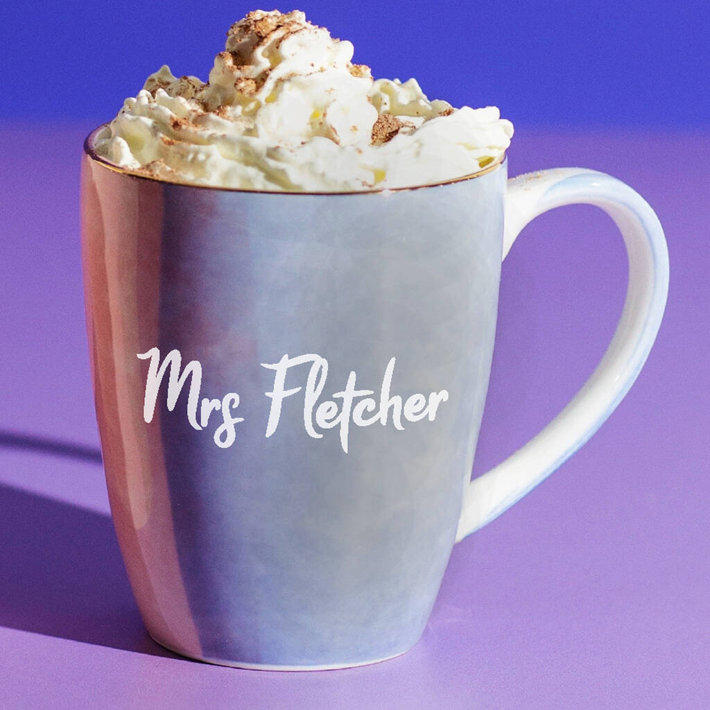 Personalised Mr And Mrs Mug Set By Becky Broome | notonthehighstreet.com