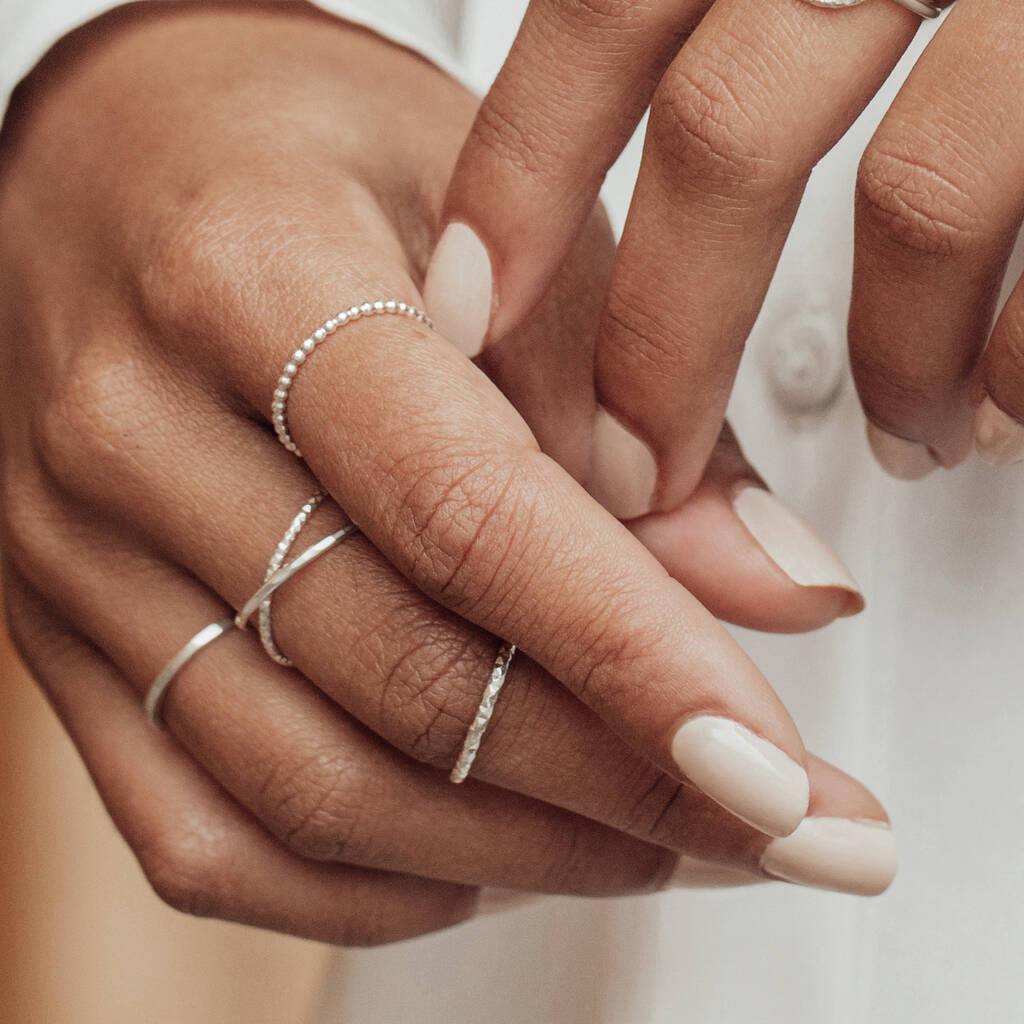 Sterling Silver Infinity Crossover Ring By Marion Made Jewellery ...