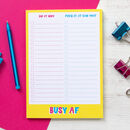Get It Done | A5 Notepad To Do List By Bettie Confetti ...