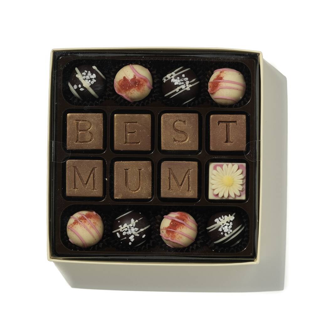 Best Mum Chocolate Truffle Box By Choc On Choc | notonthehighstreet.com