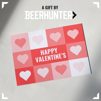 Personalised Happy Valentine’s Beavertown Gift Set With Glass ...