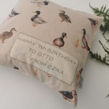 Personalised Custom Duck Cushion, Gifts For Her By CreativeBlonde Gifts ...