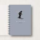 Personalised Skiing Lover's Journal Or Notebook By Designed ...