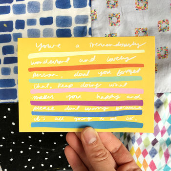 Tremendously You Card By Nicola Rowlands | notonthehighstreet.com