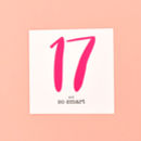 17 And So Smart 17th Birthday Card By Mrs L Cards | notonthehighstreet.com