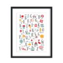 Kids Alphabet Art Print By Ink & Ocean | notonthehighstreet.com
