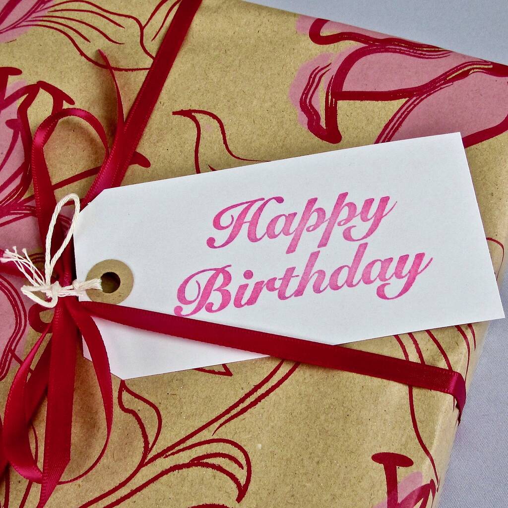 Happy Birthday Wooden Heart Hanging Sign By Chapel Cards