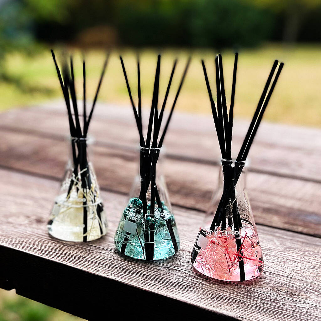 Conical Flask Reed Diffuser By Zesty Lemons | notonthehighstreet.com
