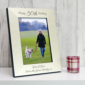 Personalised 50th Birthday Photo Frame By Urban Twist ...