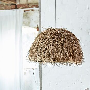 Seagrass Boho Light Shade By The Den & Now | notonthehighstreet.com
