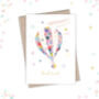 Good Luck! You're Leaving Hot Air Balloon Card By Emma Bryan Design ...