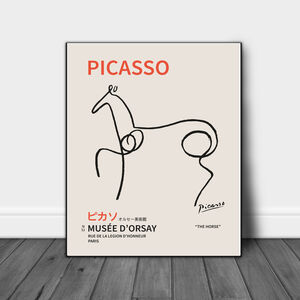 Picasso Japanese Horse Exhibition Art Print By Stanley Street Studio ...
