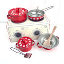 Personalised Play Cooking Set By Pink Pineapple Home & Gifts ...