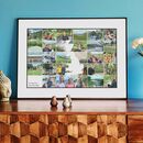 Personalised Travel Destination Photo Collage Map By Hello Ruth ...