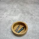 Oak Calligraphy Ink Pot Holder By Keiyosa | notonthehighstreet.com