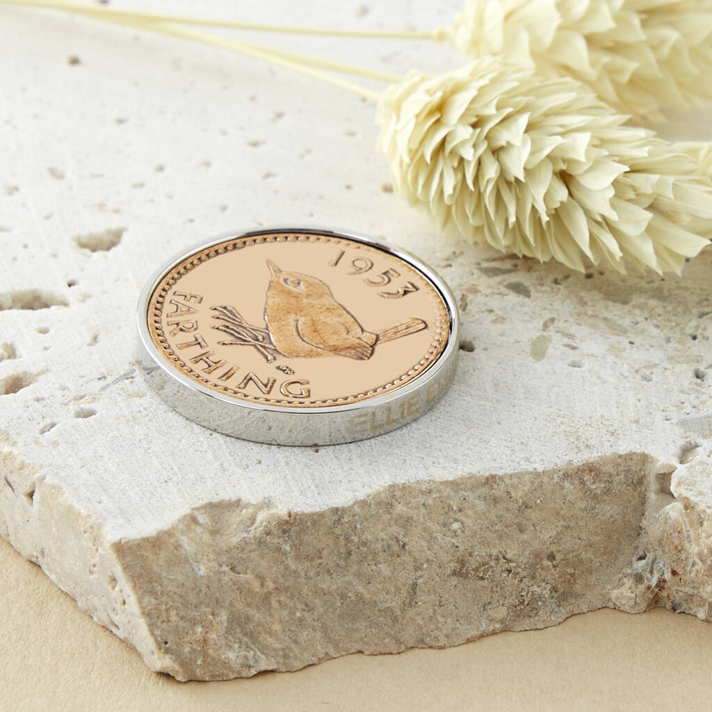 70th Birthday 1953 Farthing Keepsake Coin Token By Ellie Ellie ...