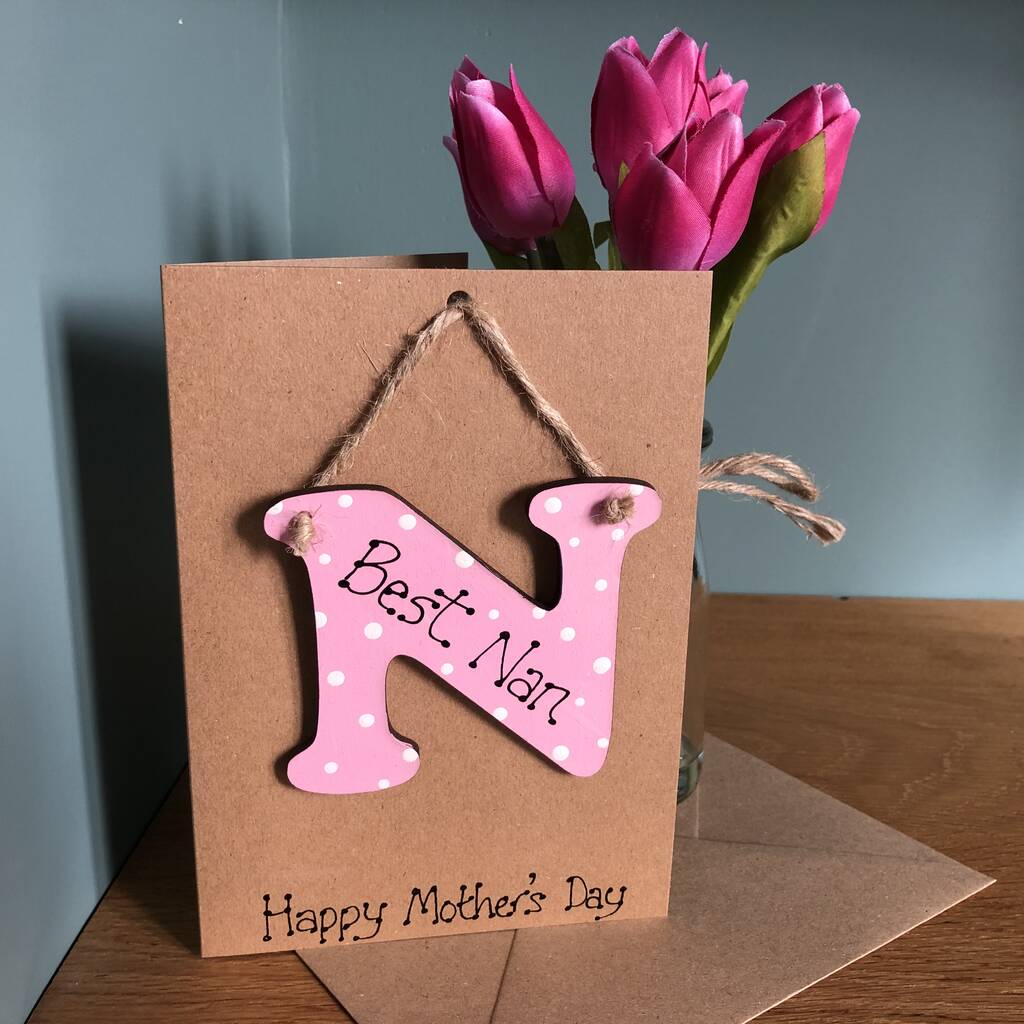 Wooden N Nan Keepsake Birthday Card By Craft Heaven Designs ...