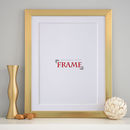 A3 Gold Frame By Picture That Frame | notonthehighstreet.com
