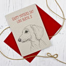 Dachshund Mother's Day Card By Adam Regester Design ...