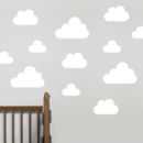 cloud wall stickers by little chip | notonthehighstreet.com