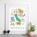 California State Symbols Art Print By Holly Francesca ...
