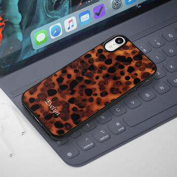 iPhone Case Tortoise Shell Personalised By Crank | notonthehighstreet.com