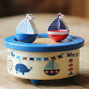 Row Your Boat Music Box By Loula And Deer | notonthehighstreet.com