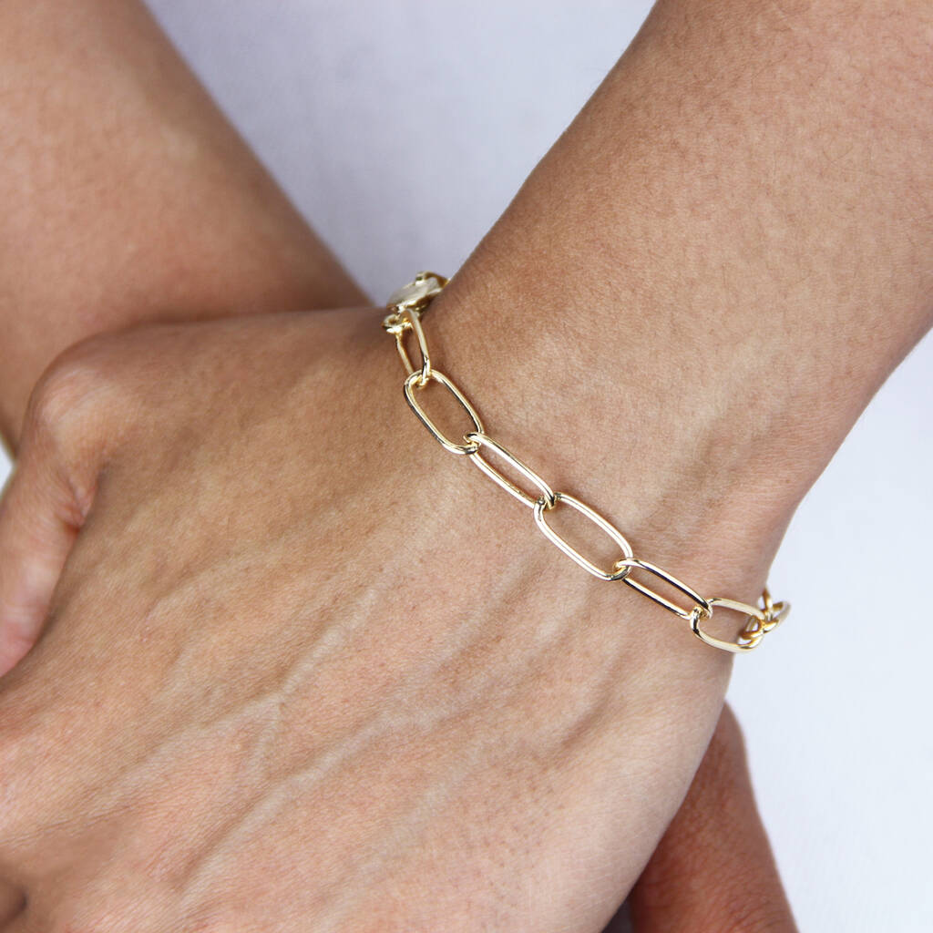 Chunky Link Chain Bracelet By Gaamaa