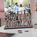 Personalised Coordinates Travel Photo Frame Holder By That's Nice That ...