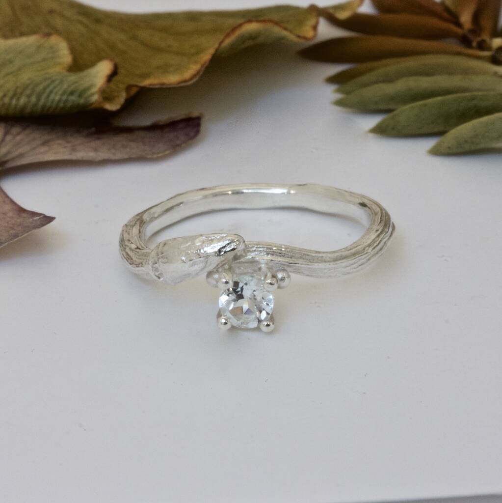 Silver Willow Twig Ring, Silver Organic Branch Ring By Caroline Brook ...