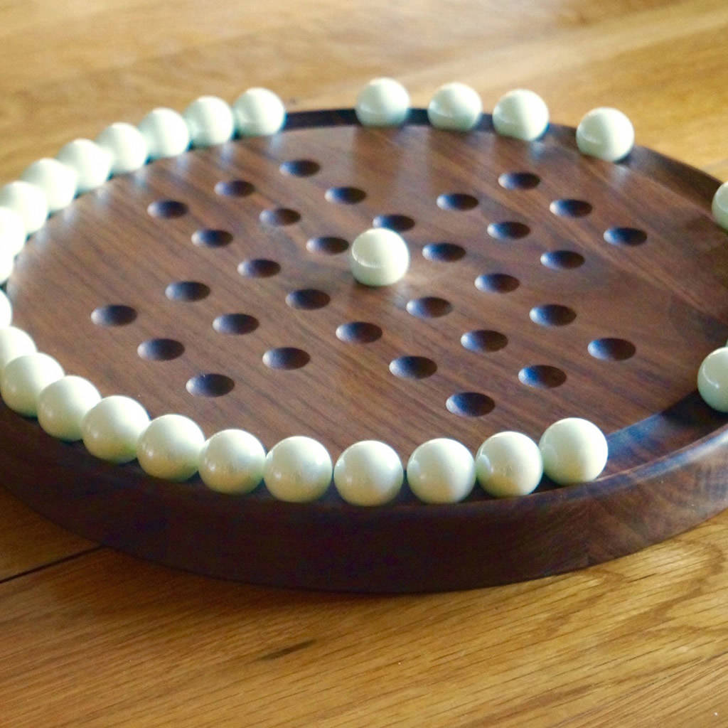Personalised Wooden Solitaire Board By Traditional Wooden Gifts personalised-wooden-solitaire-board-by-traditional-wooden-gifts