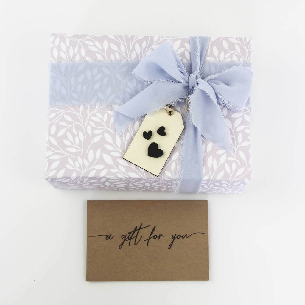 Luxury Leafy Design Gift Wrapping Paper 140gsm By Mac and lilly