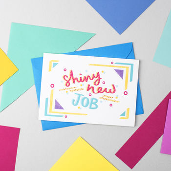 'shiny new job' card by jane katherine houghton designs ...
