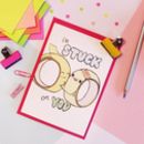 'stuck On You' Anniversary Card By Fay's Studio | notonthehighstreet.com