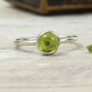 Genuine Gemstone Silver 6mm Stacking Rings By Alison Moore Designs ...