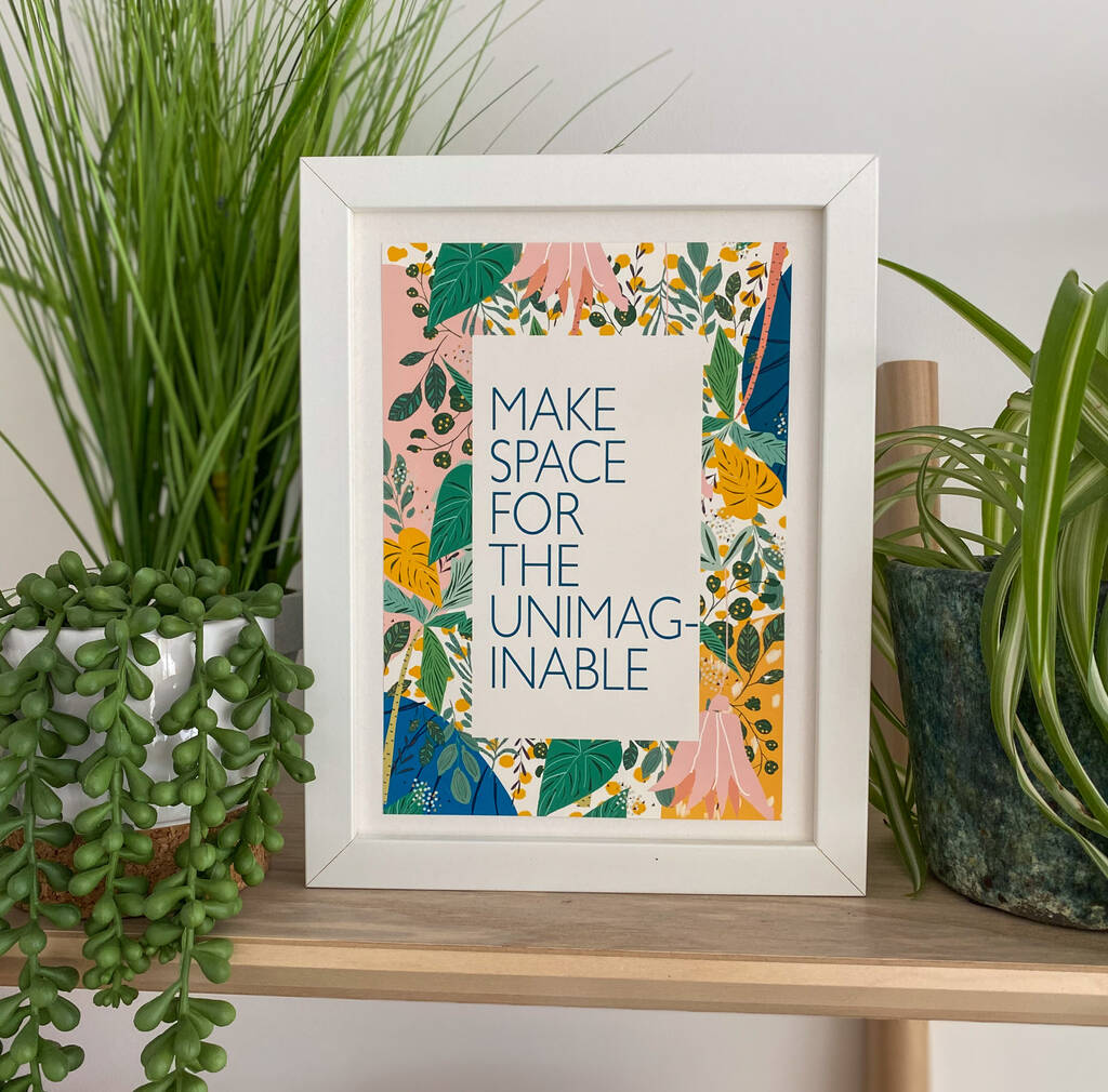 inspirational botanical quote art print by geri loves emi paper co ...