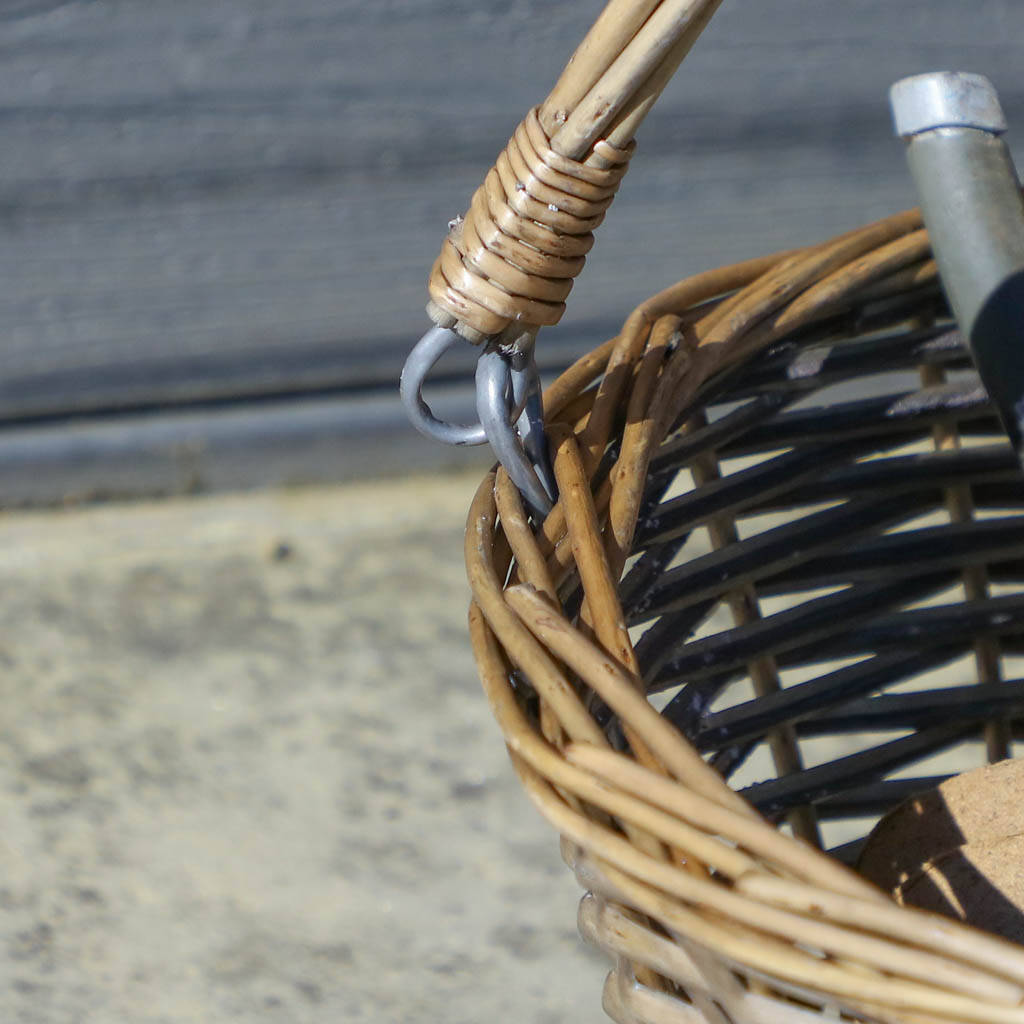 Vintage Wicker Garden Basket By Dibor | notonthehighstreet.com
