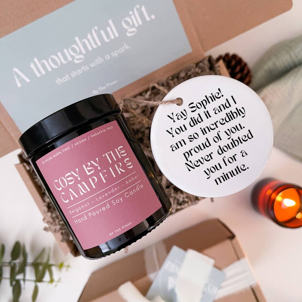 Congratulations Celebration Candle Gift Set By By The Pines