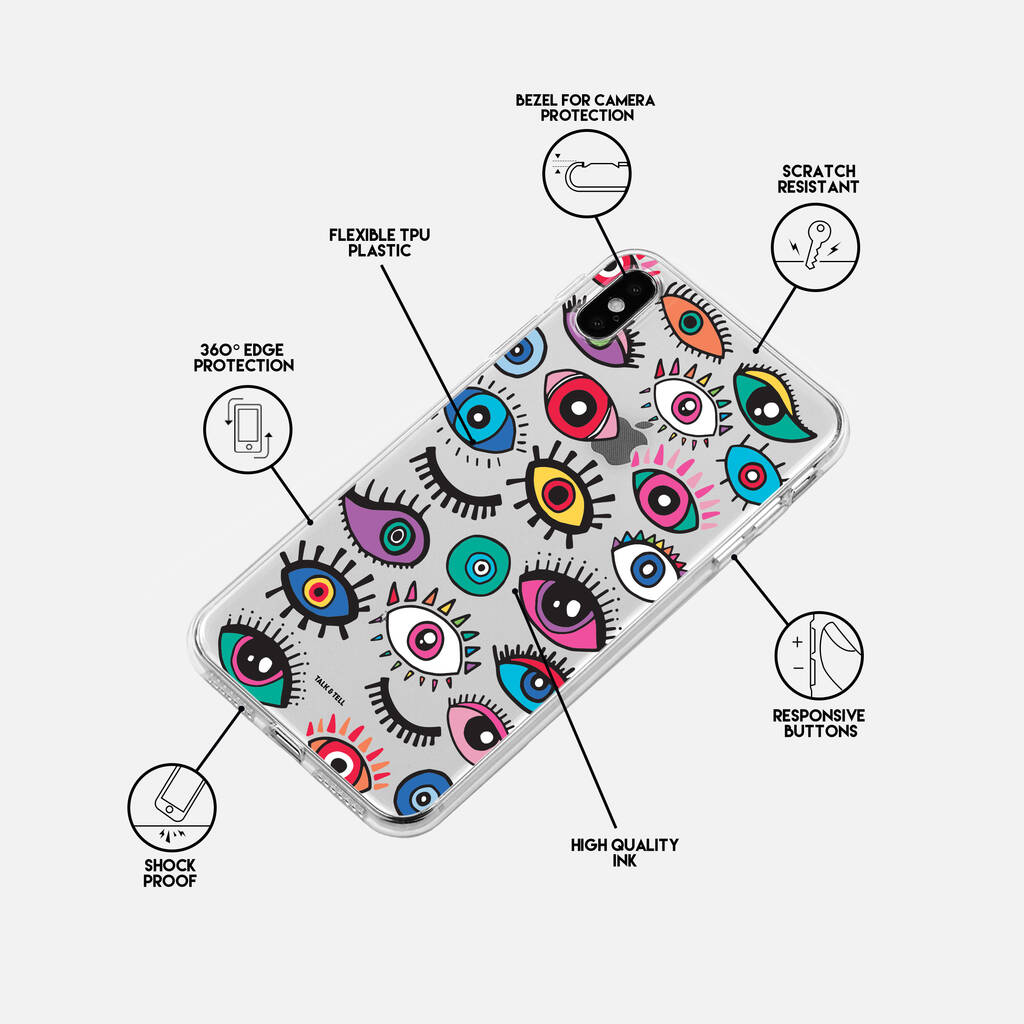 Eye See You Phone Case For iPhone By Talk & Tell | notonthehighstreet.com