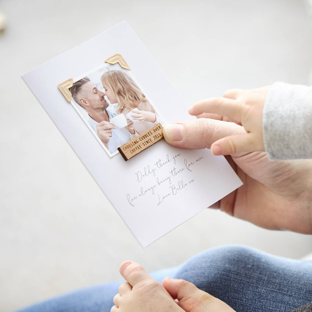 personalised memory photo card by sophia victoria joy ...