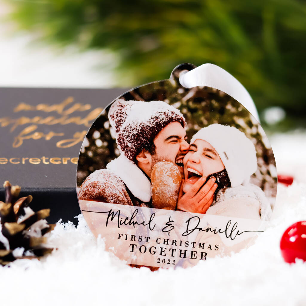 Our First Christmas Together Couples Tree Decoration By Secret Creation